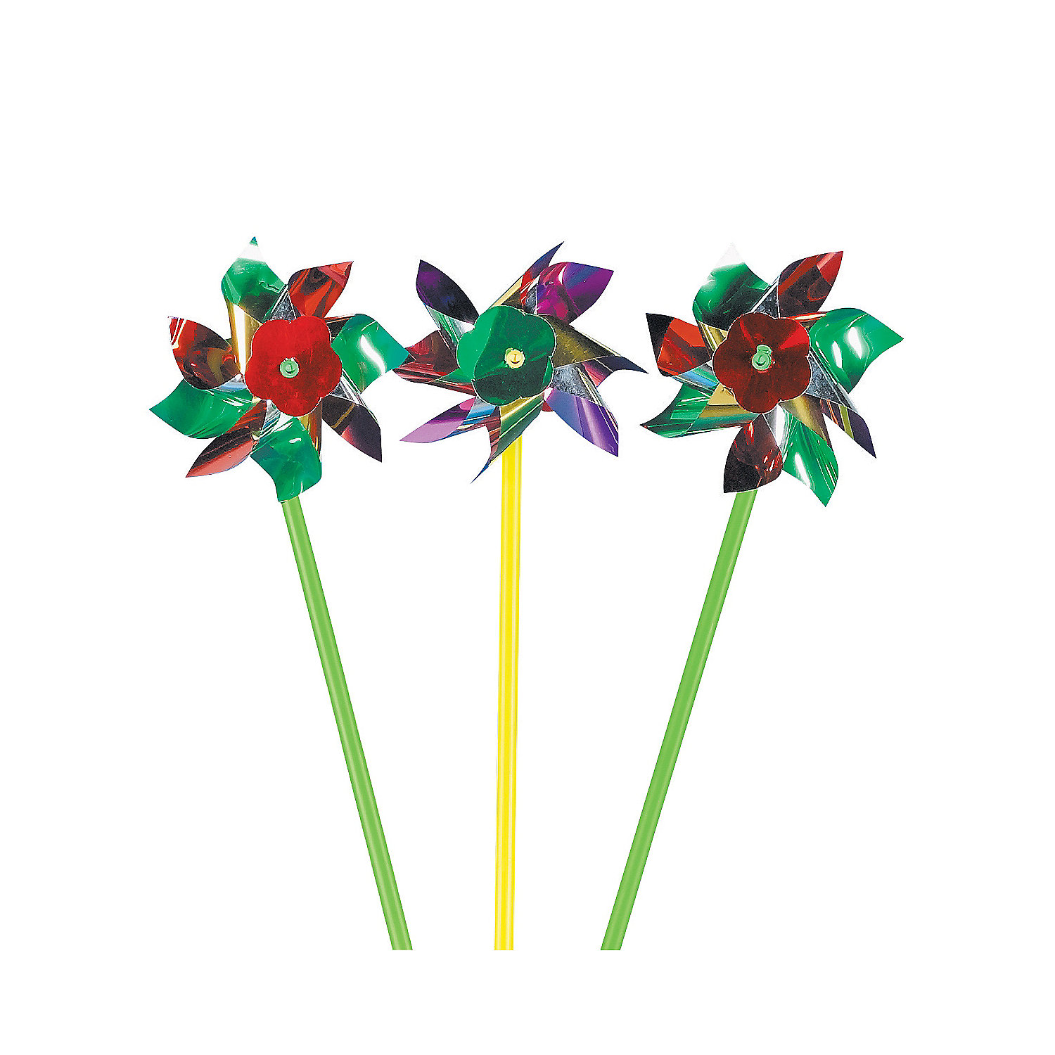 Metallic Pinwheels (6Dz) - Party Favors - 72 Pieces - Walmart.com