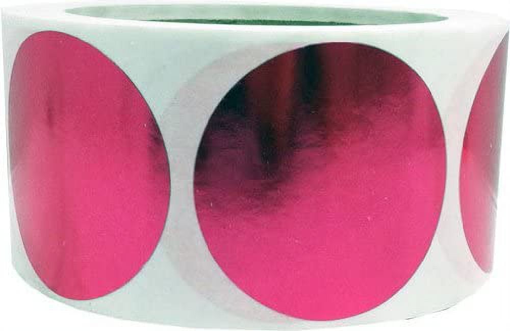 Metallic Rose Color Coding Labels for Organizing Inventory 2 Inch Round ...