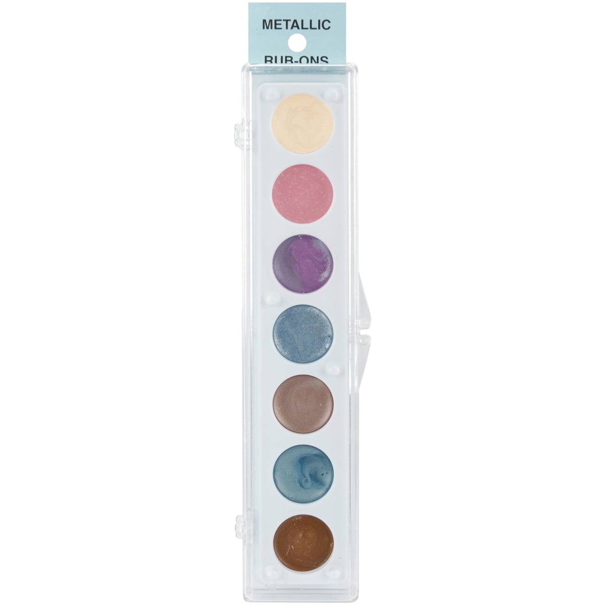 Metallic Rub-On Paint Palette - 7 Colors-Kit #3 - Walmart.com