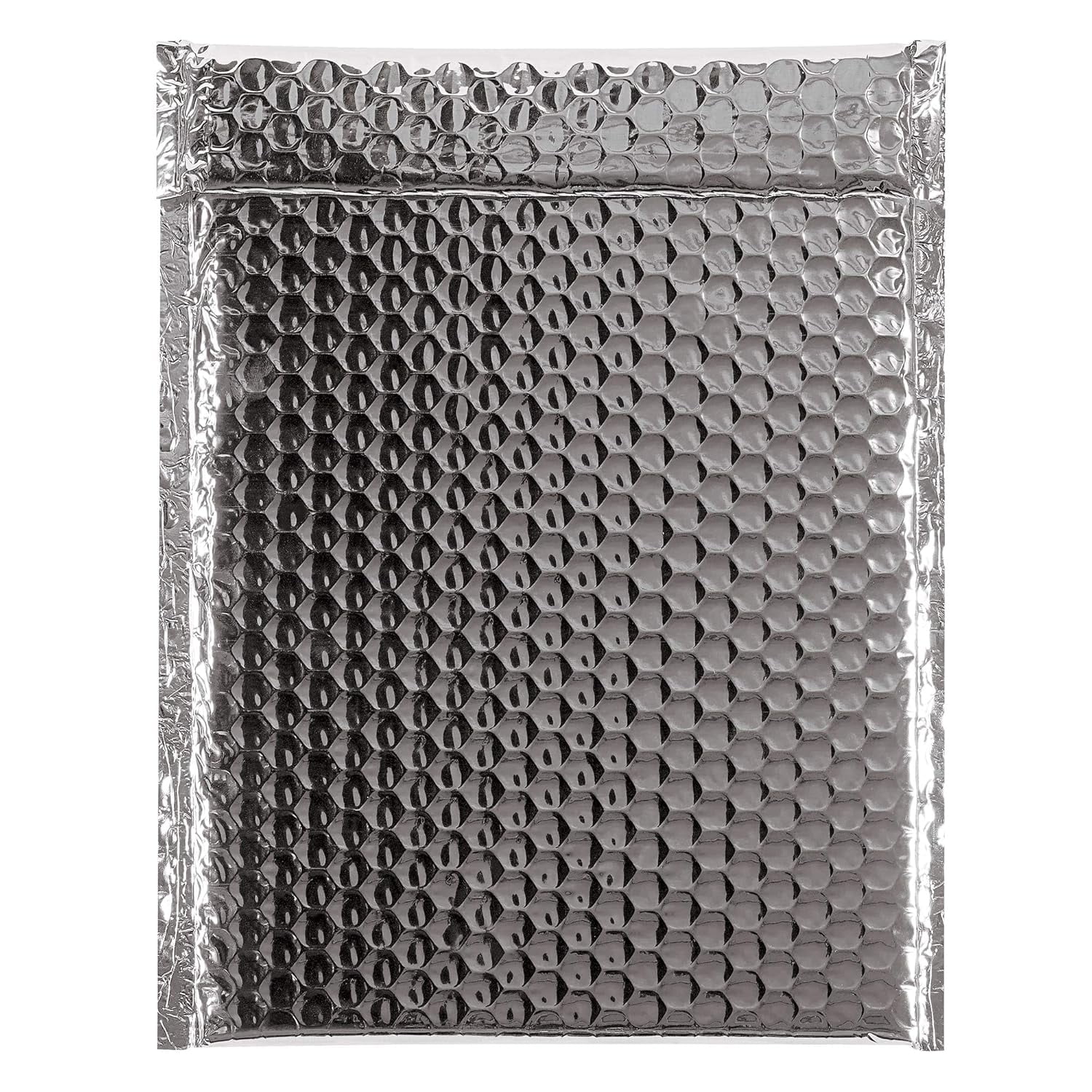 Metallic Self-Seal Bubble Mailers, 9" x 11 1/2", Silver, Pack of 100 ...