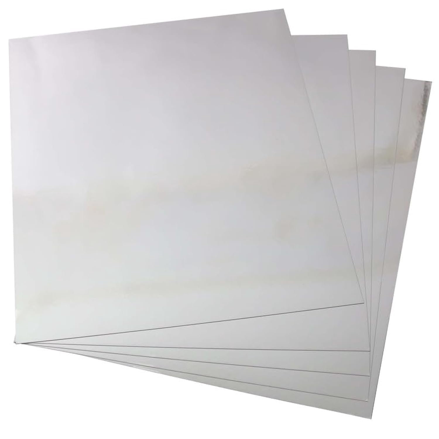 Metallic Silver Cardstock Paper, KEF16 60pcs of 8.5”x11” GSM) - Silver ...