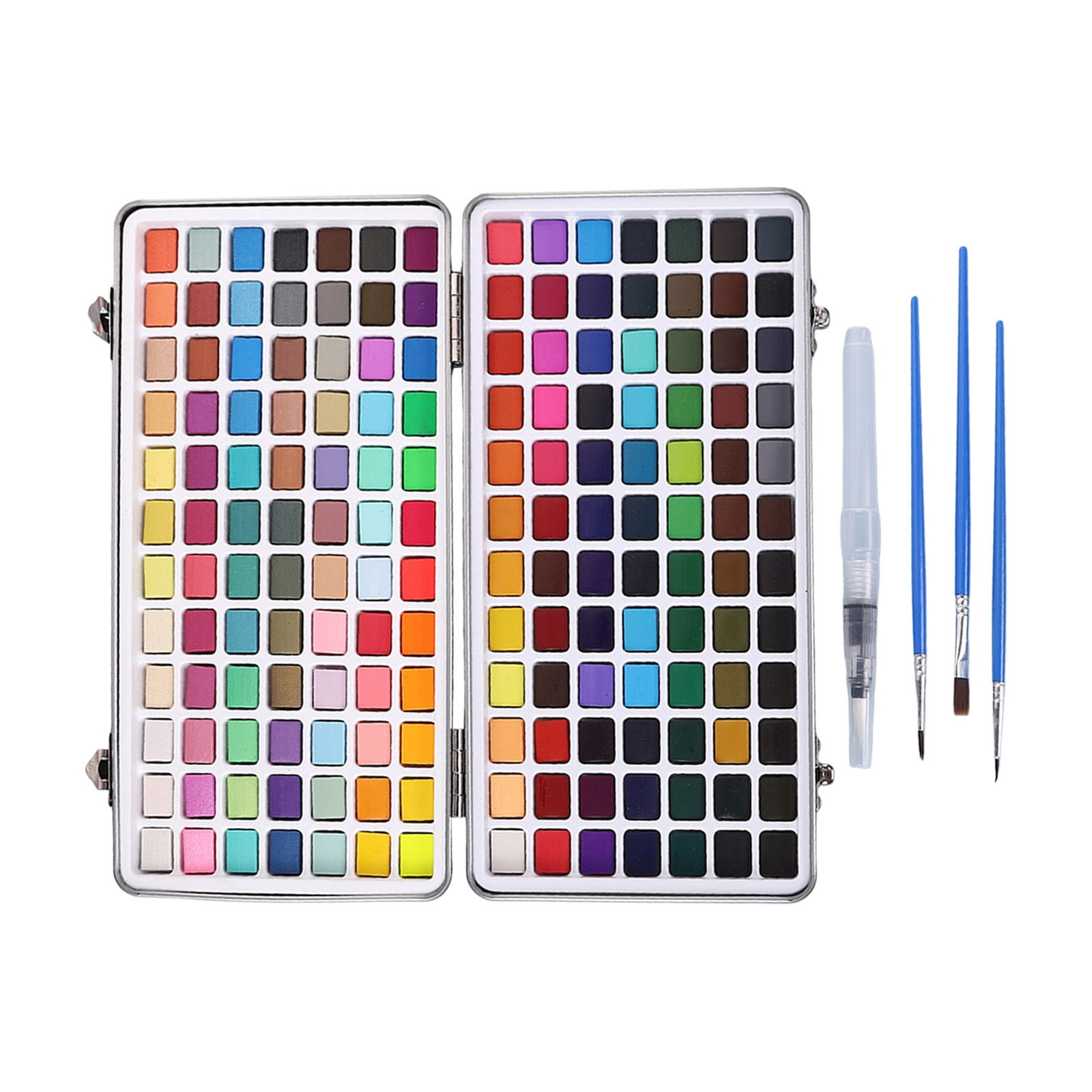 Metallic Solid Watercolor Paint Set Featuring 168 Shades Art Supplies for Artists and ...