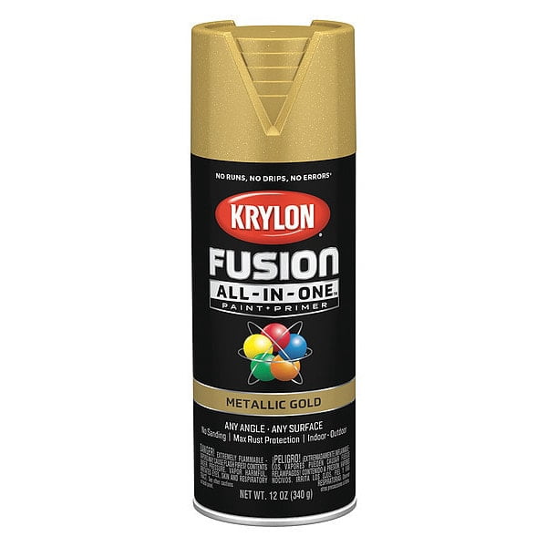 Metallic Spray Paint, Gold, Metallic, 12 oz - Walmart.com