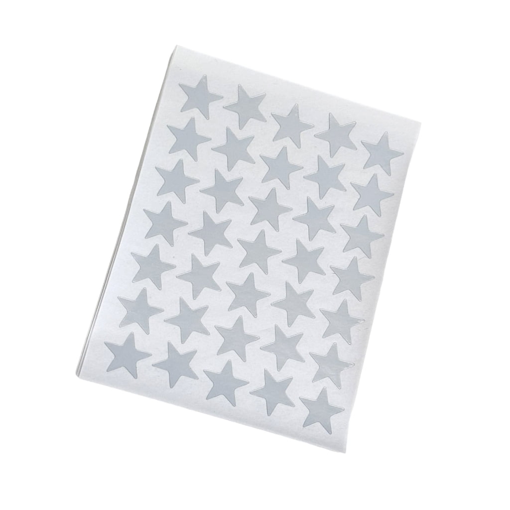 Metallic Star Sticker Adhesive Label For Scrapbooking Journaling Photo ...