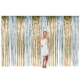 Metallic Streamer Banner Curtain - Party Decor - 1 Piece - Walmart.com