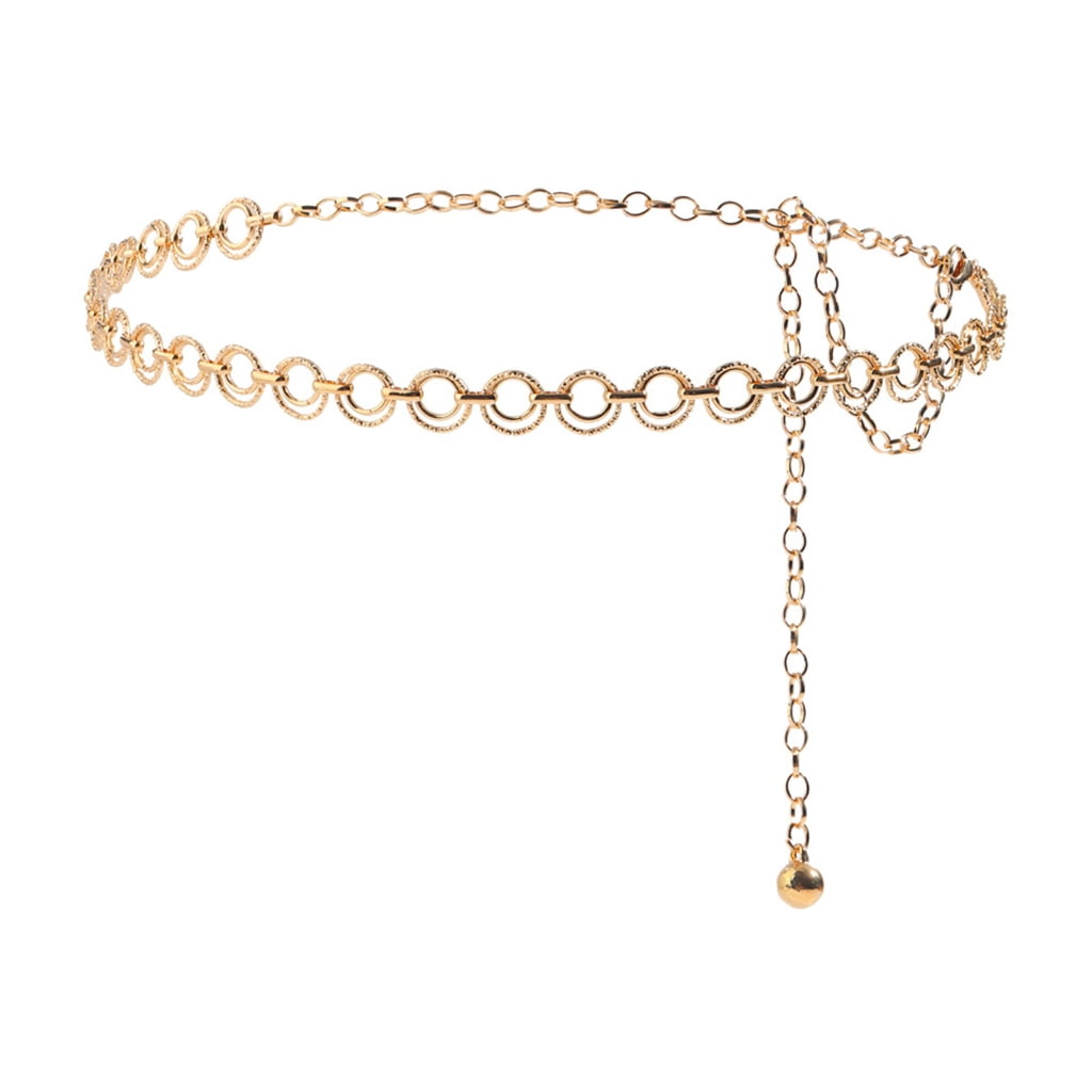 Metallic Waist Chain Belt Belly Chain Body Chain Waist Jewelry Women ...
