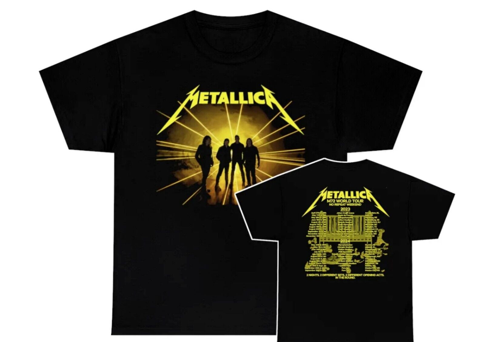 Metallica 72 Seasons 2023 – 2024 World Tour T-Shirt - Walmart.com