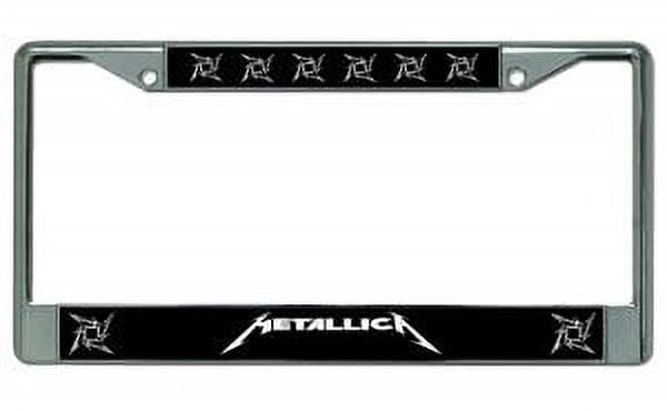 Metallica Chrome License Plate Frame - Walmart.com