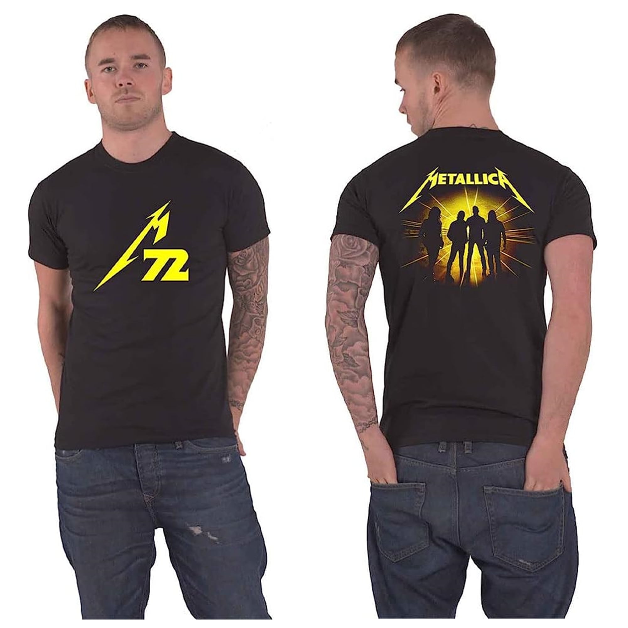 Metallica T Shirt M72 Seasons Strobes Photo Unisex Black XS-5XL Double ...