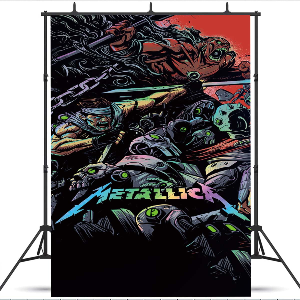 Metallica school Poster Backdrop Banner Party Supplies Birthday ...