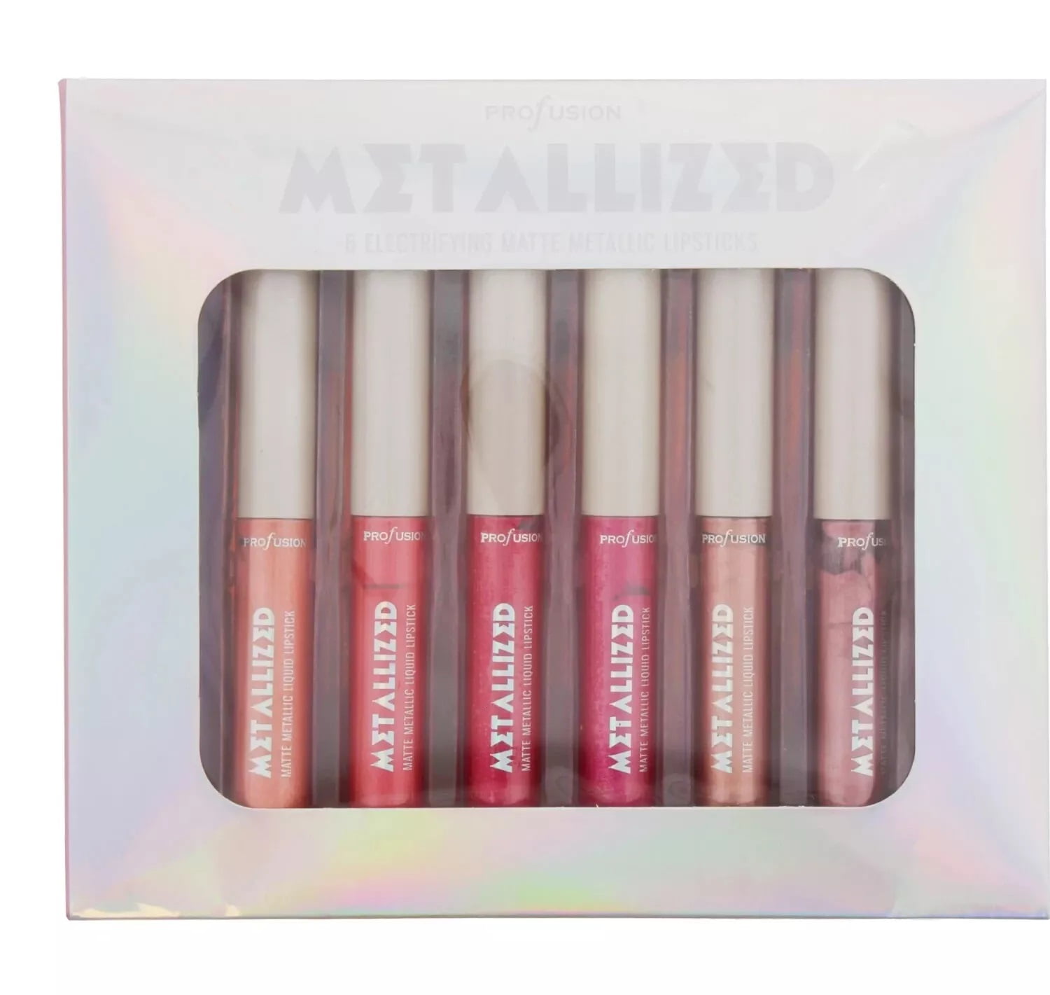 Metallized 6 Electrifying Matte Metallic Lipsticks - Walmart.com