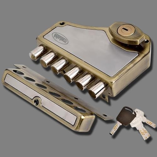 Metallo Plus Deadbolt Hexabolt 2CK Door Lock Rim Lock Dead Bolt for ...