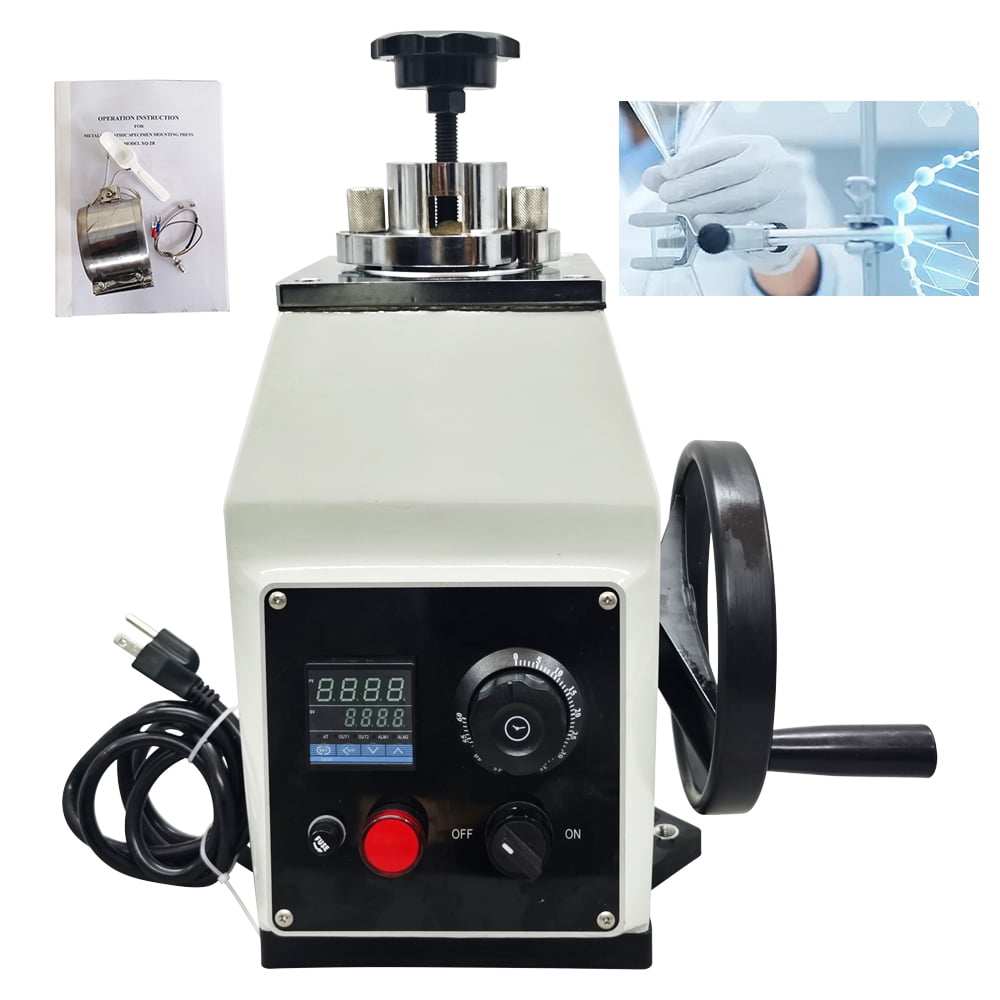 Metallographic Specimen Mounting Press Mosaic Setting Machine 110V ...
