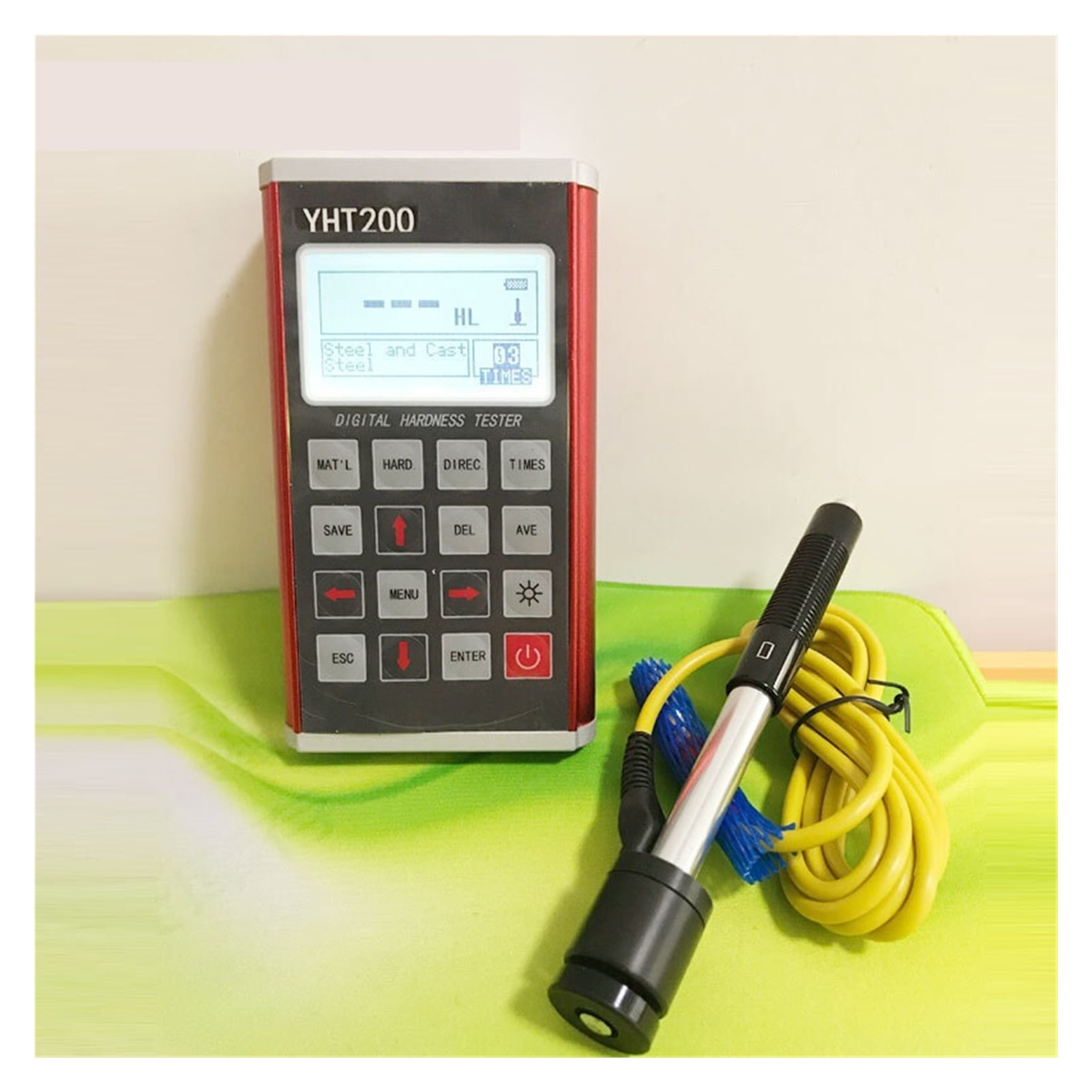 Metals Durometer Tester Digital Leeb Hardness Tester YHT200 Metal Shell ...