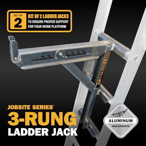 Metaltech 1 Unit 3-Rung Ladder Jack E-LJ30, Aluminum Jack for ...