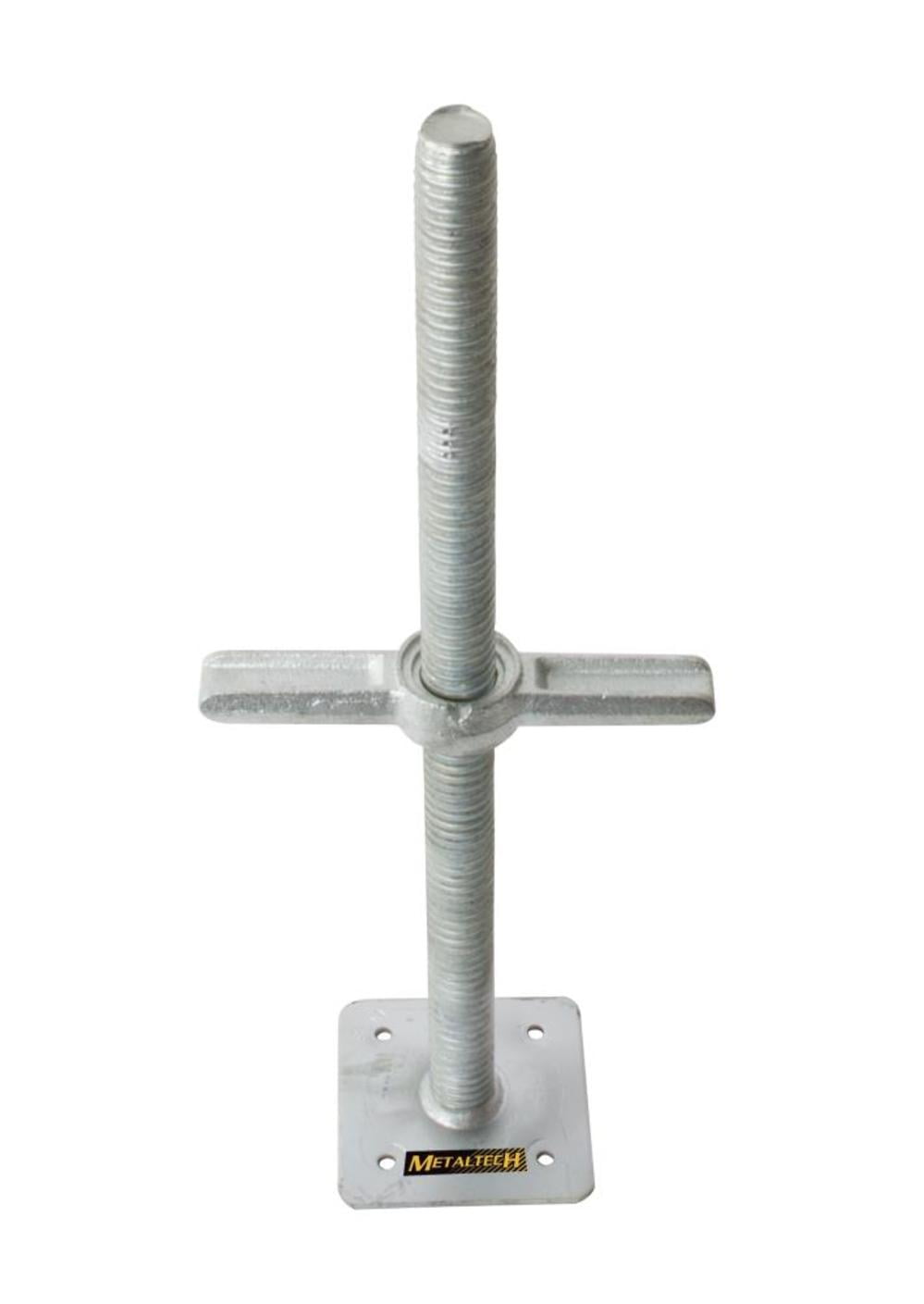 Metaltech 24-In Galvanized Leveling Jack With Plate (Solid) - Walmart.com