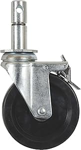 Metaltech 5in. Caster/Pin, Model Number 1-C1CAS5PY - Walmart.com