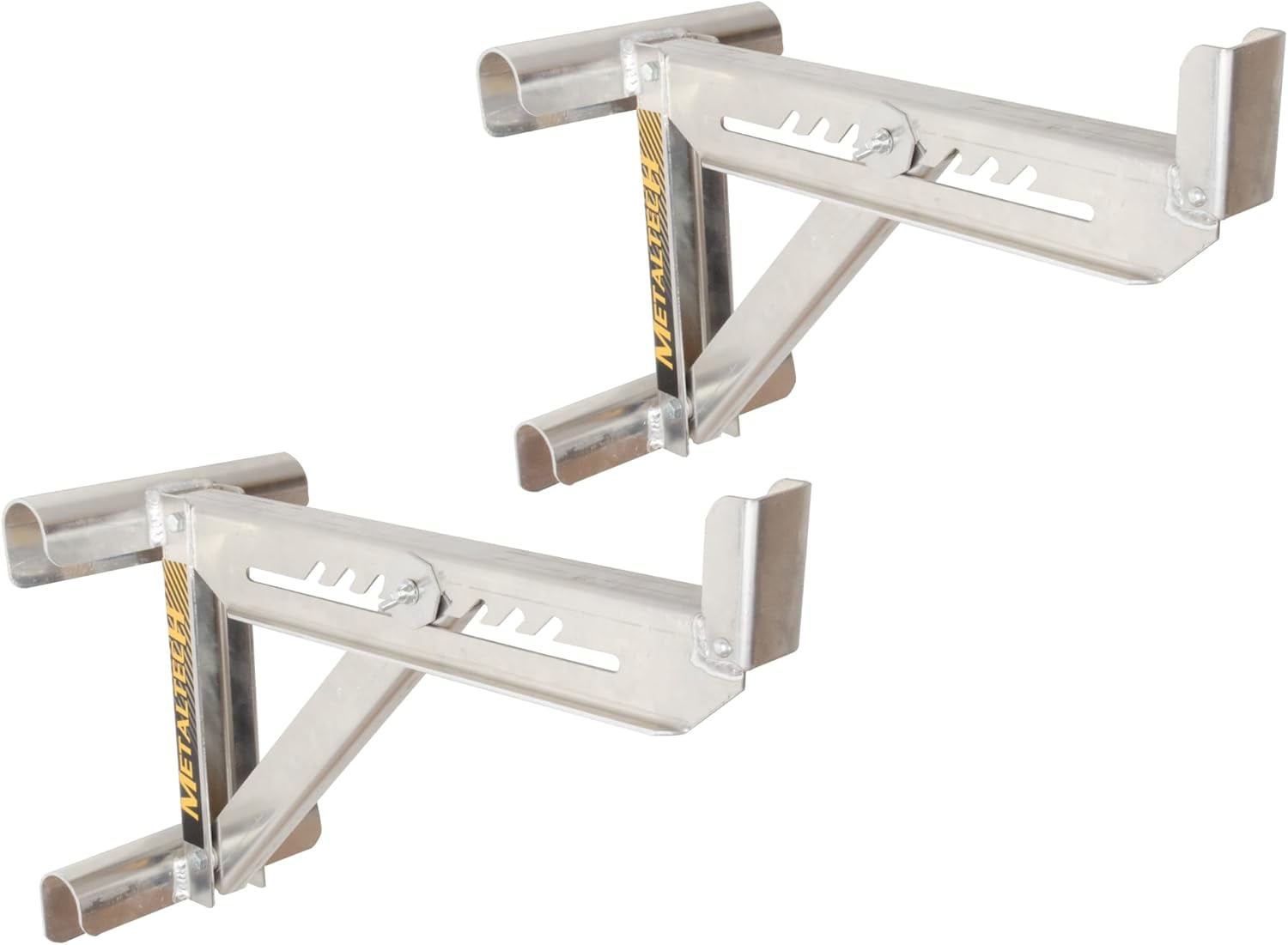 Metaltech Jobsite Series 2-Rung Ladder 2-Pack E-LJ20P,Aluminum for ...