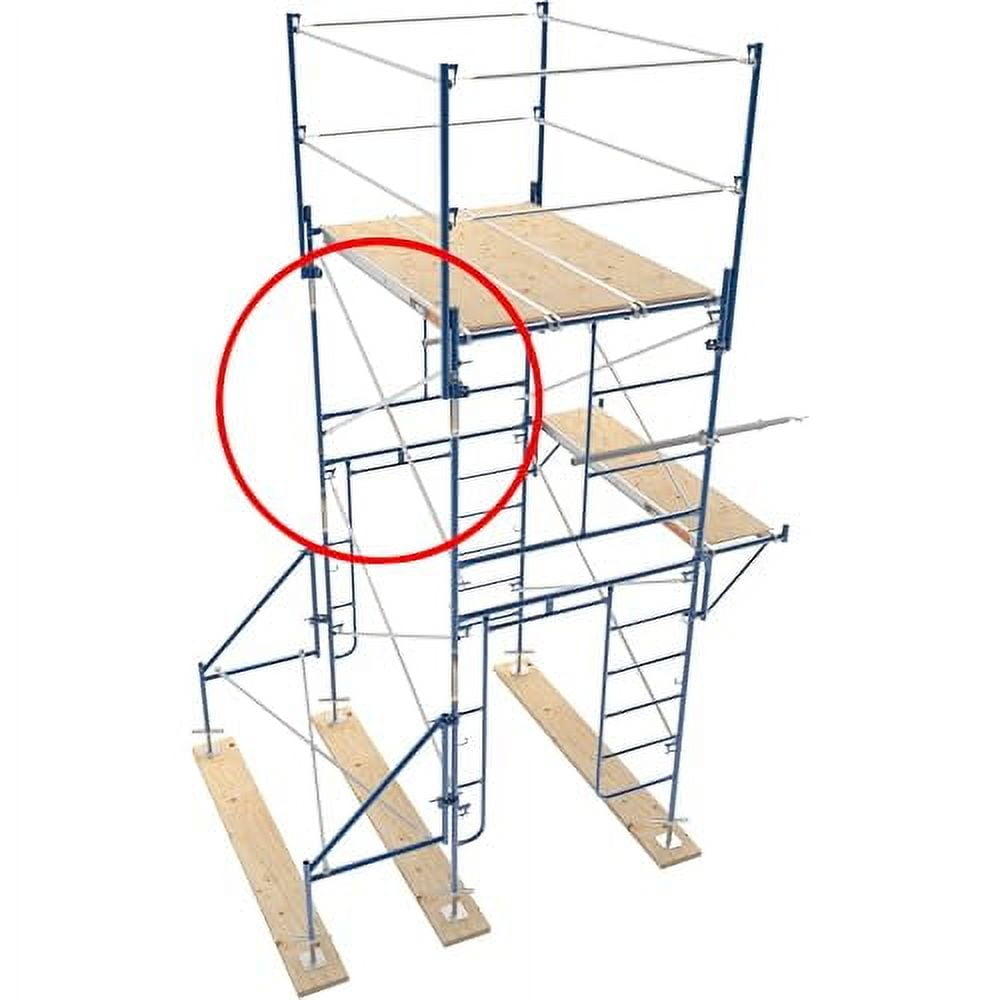 M-MC4884 Saferstack Scaffold Cross Brace, 7' x 4' - Walmart.com