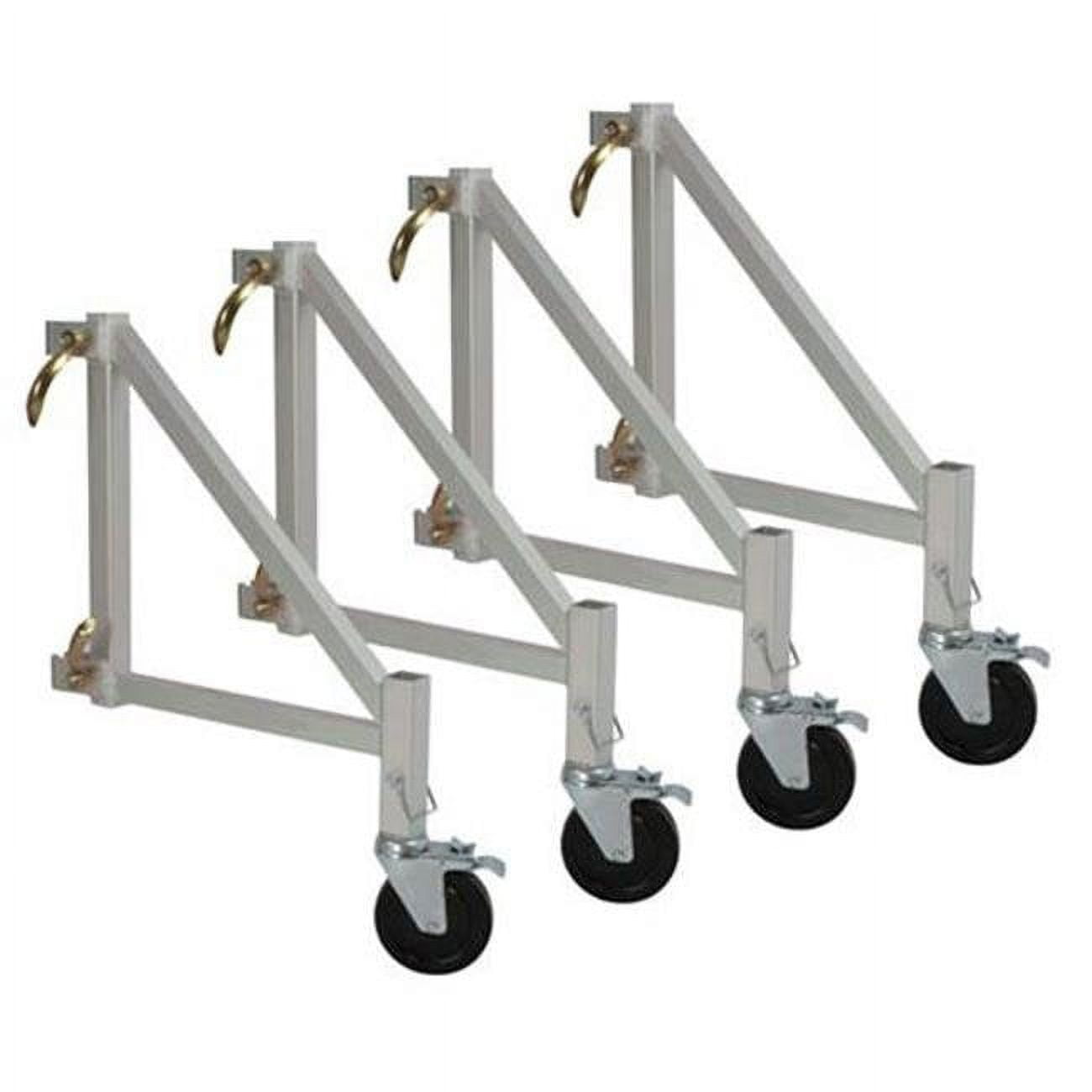 Metaltech Outfiggers With Casters For 6 Ft. Aluminum Baker Style ...