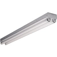 Cooper Lighting 4 ft. 2 Lamp Fluorescent Strip Fixture with T12 Tube ...