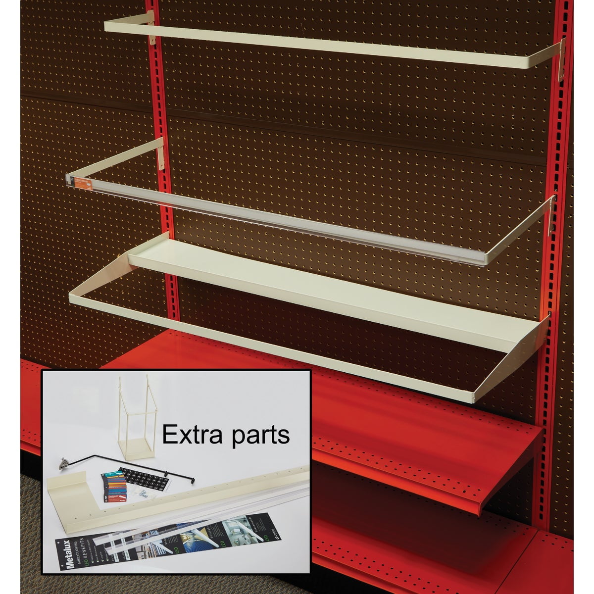 Metalux Utility Lighting Display Rack PP502993EN - Walmart.com