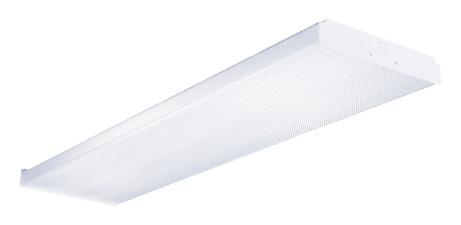 Metalux WS232 Wraparound Light, 64 W, 2-Lamp, T8 Bulb, Bi-Pin Lamp Base ...