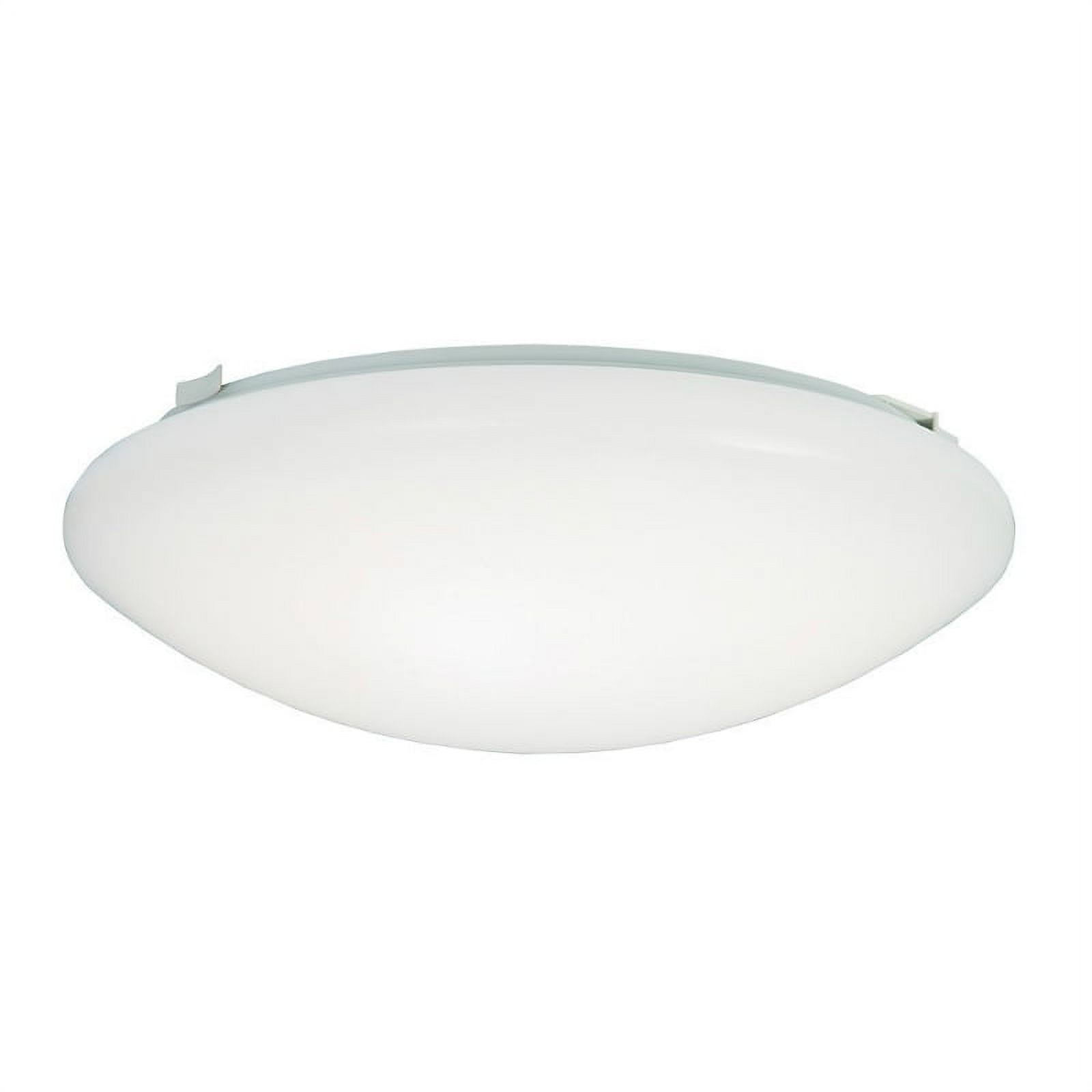 Metalux® FMLED12WH830PR FM Series LED Round Flush Mount Fixture, 12 ...