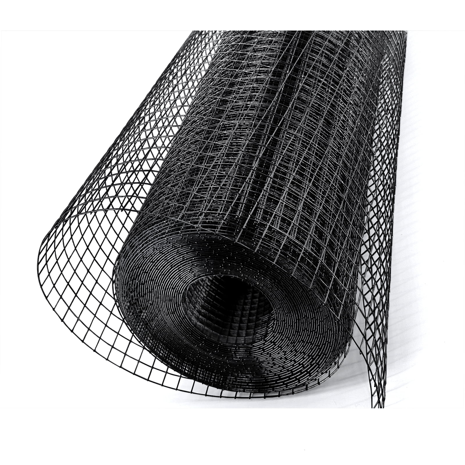 Metamesh Black Hardware Cloth 1/2 in 48 in x 100 ft 19 Ga PVC Vinyl ...