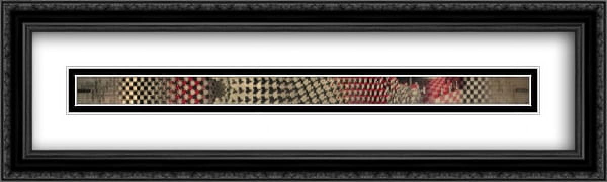 Metamorphosis II 2x Matted 40x12 Large Black Ornate Framed Art Print by ...