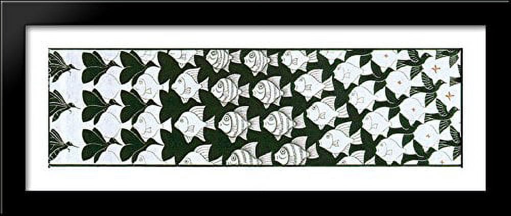 Metamorphosis II excerpt 4 40x14 Large Black Wood Framed Print Art by M ...