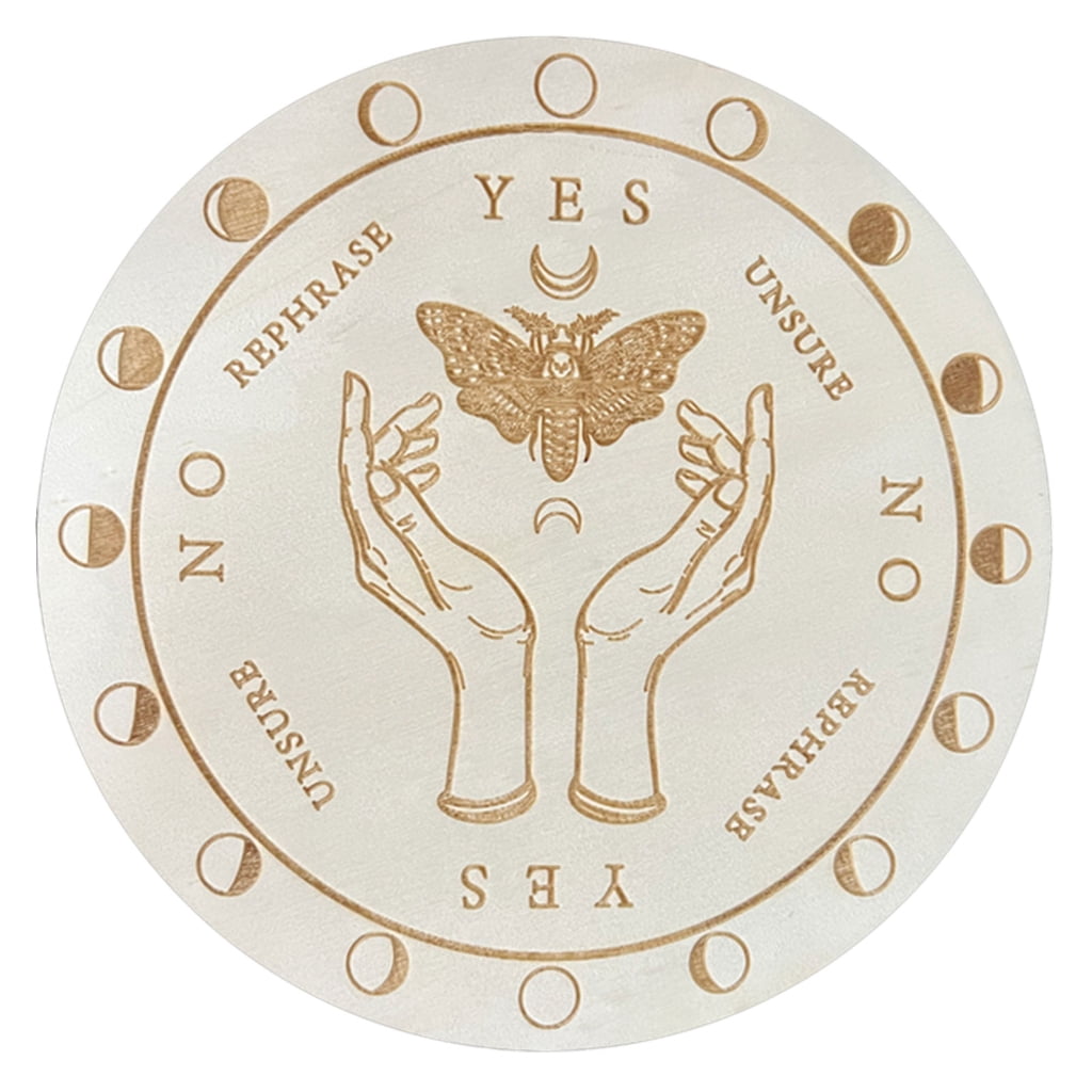 Metaphysical Message Board Wooden Star Pendulum Board Dowsing ...