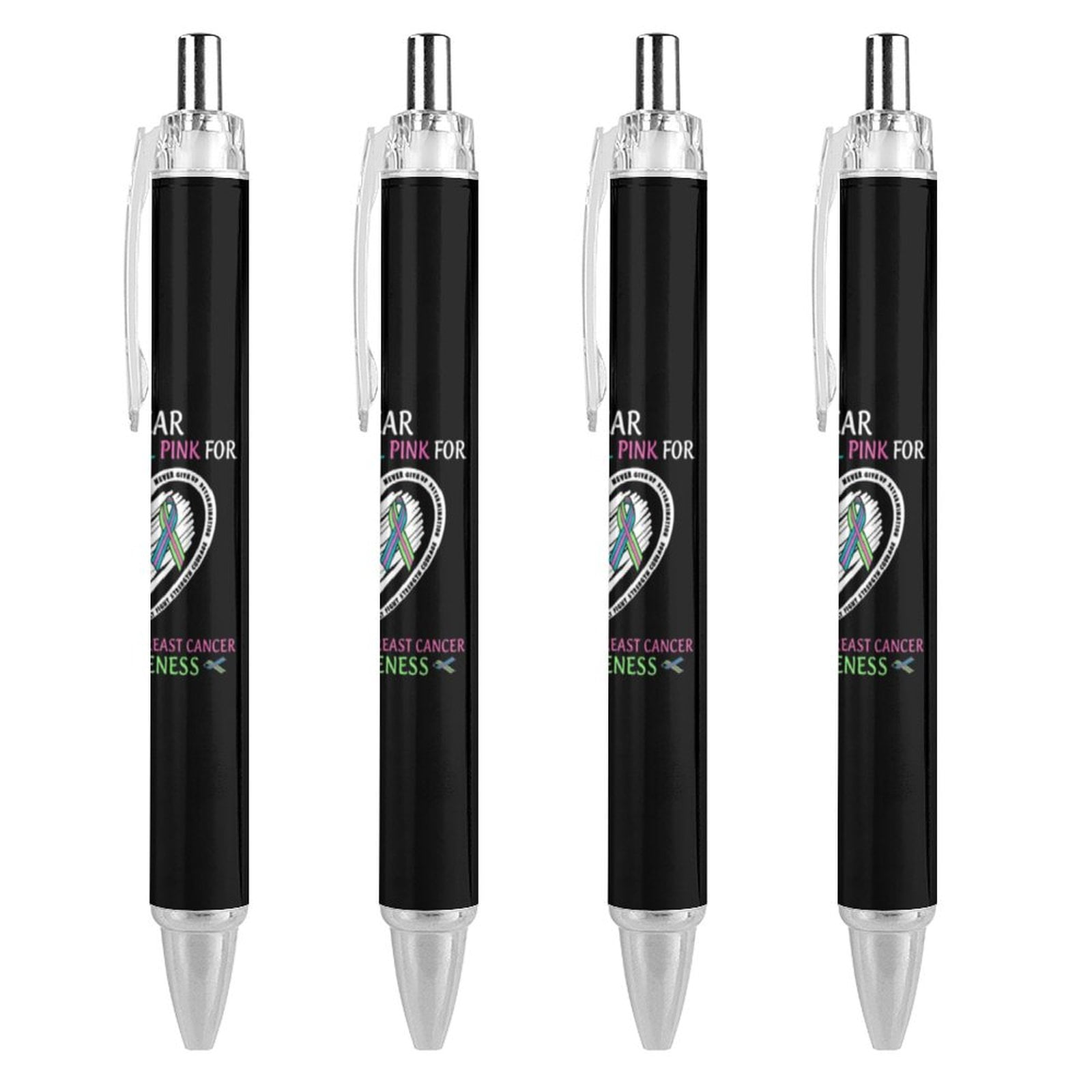 Metastatic Breast Cancer Awareness Ballpoint Pen Retractable Pens Black ...
