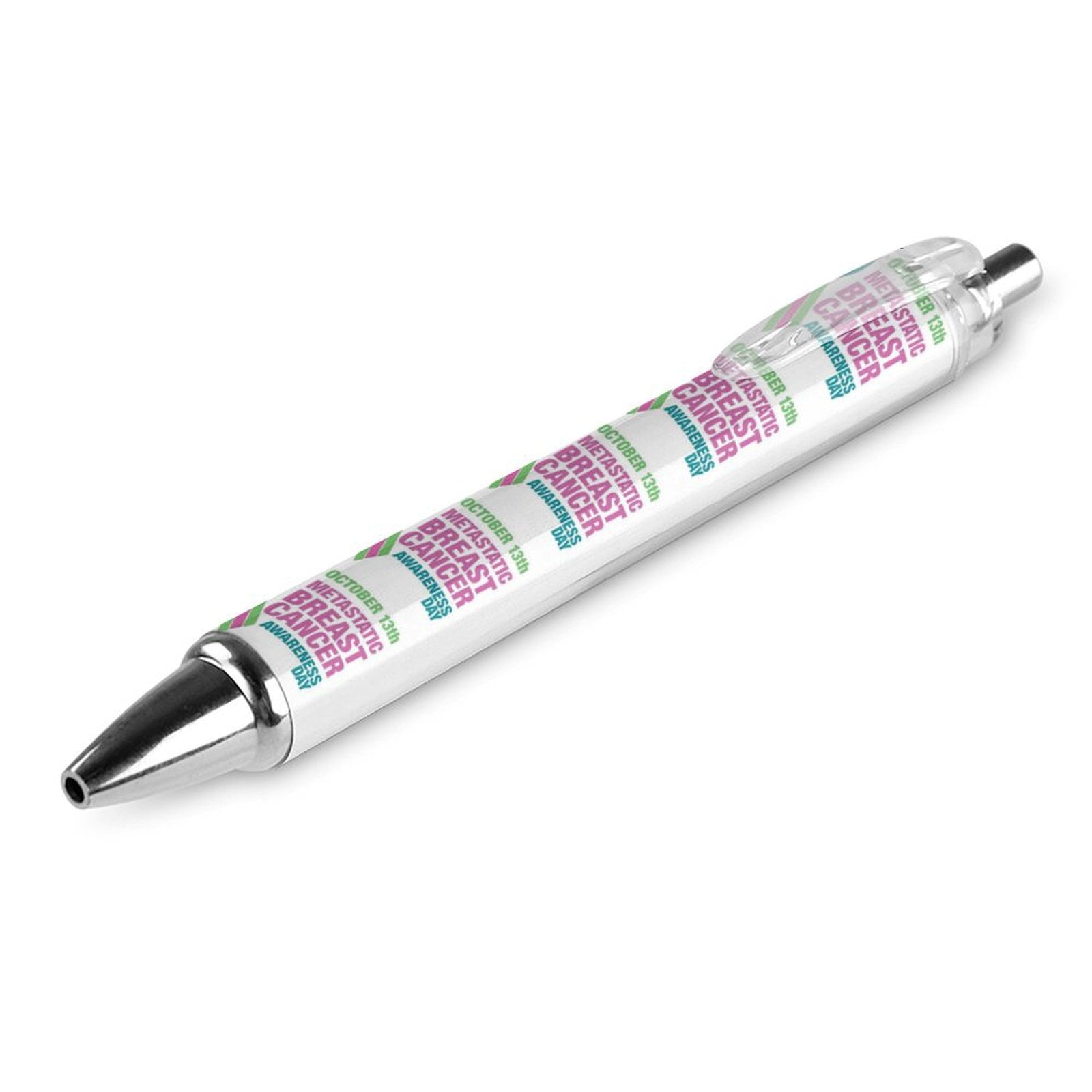 Metastatic Breast Cancer Awareness Ballpoint Pen Retractable Pens Black ...