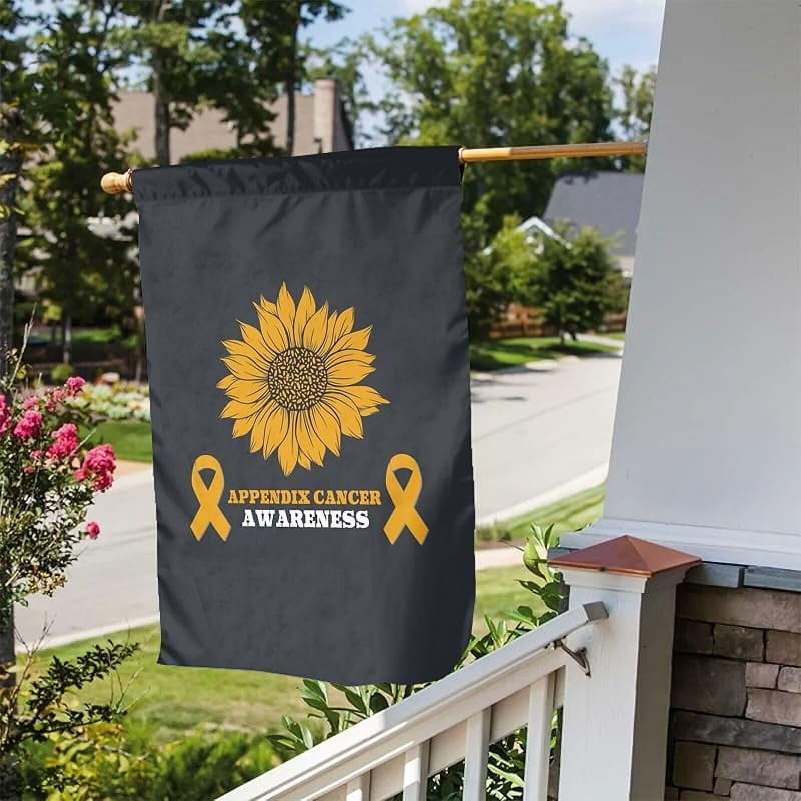 Metastatic Breast Cancer Awareness Garden Flag 12 x 18 inches Vertical ...