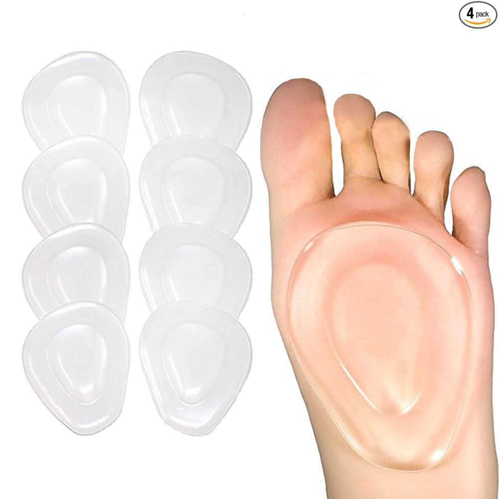 moopom Metatarsal Foot Pads, Gel Ball of Foot Cushions, Forefoot ...