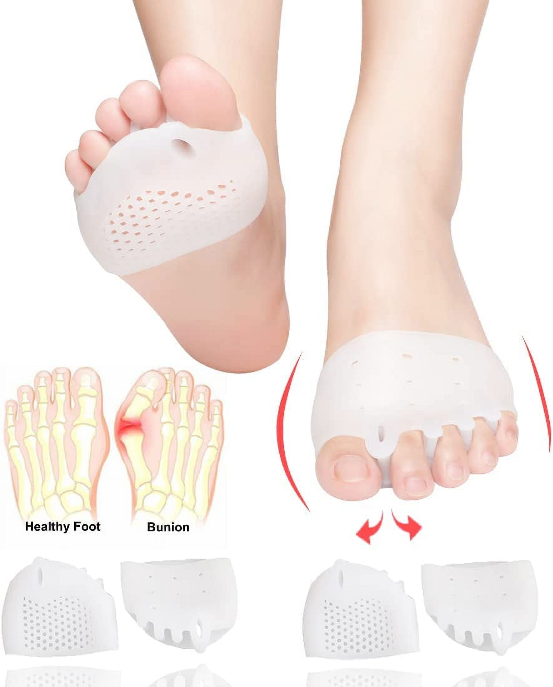 Metatarsal Pads, Gel Toe Separators, Bunion Corrector Cushion, Toe ...