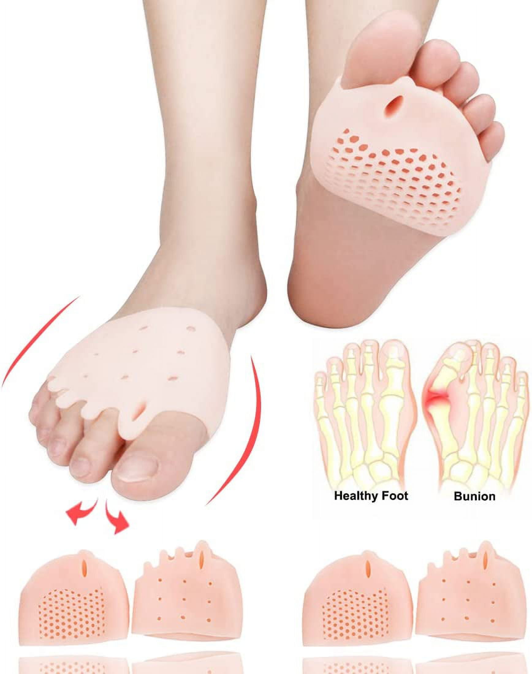 Metatarsal Pads, Gel Toe Separators, Bunion Corrector Cushion, Toe ...
