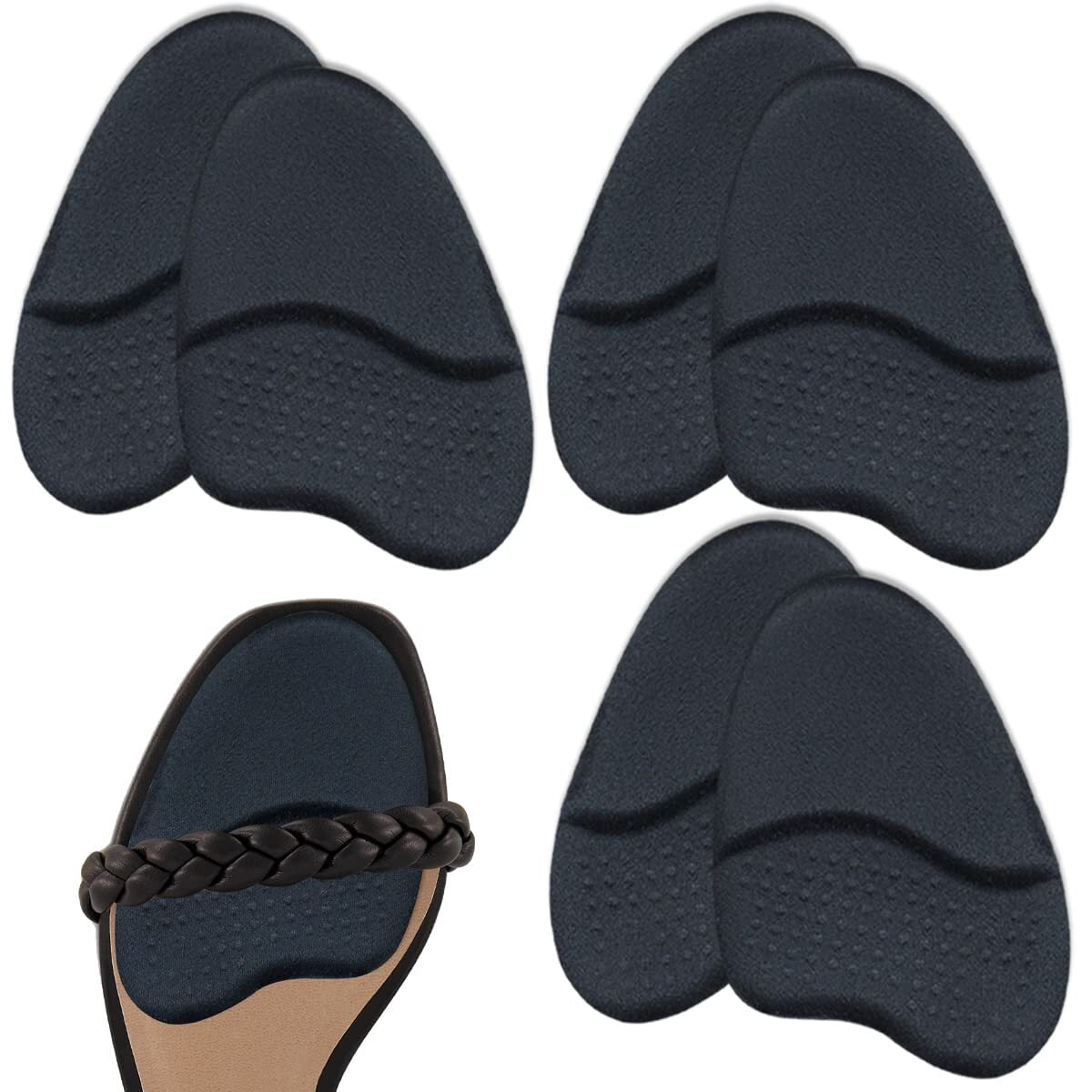 MINKUROW Metatarsal Pads for Women,Anti-Sliding Pads for Open Toe Shoes ...