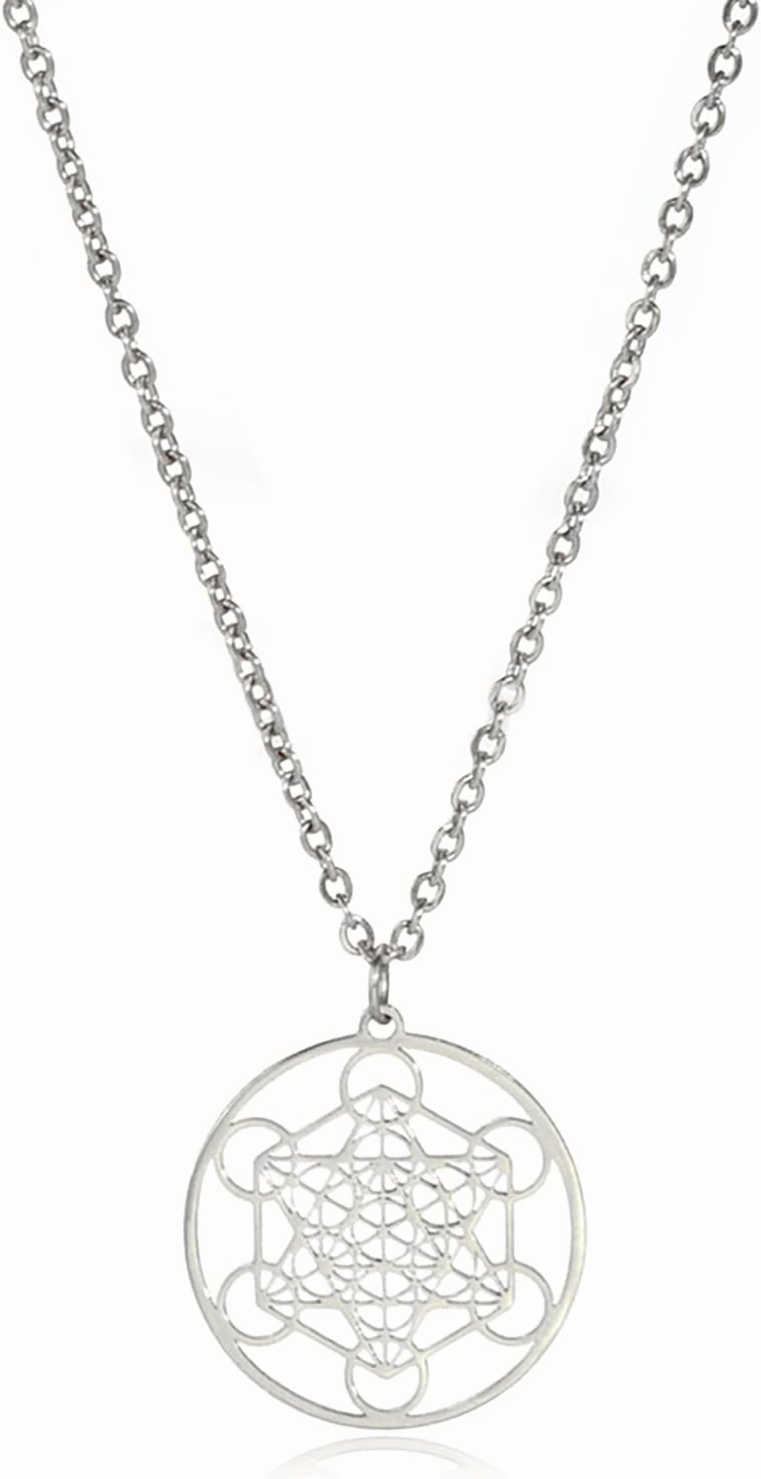 Metatron’s Cube Necklace Metatron Cube Sacred Geometry Pendant Seals of ...