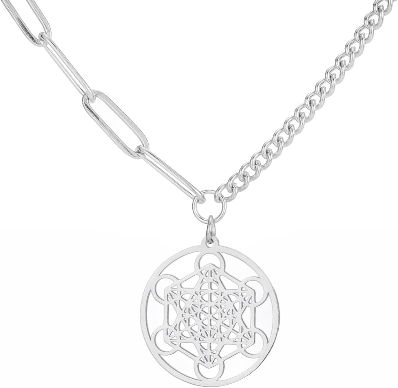 Metatron’s Cube Necklace Metatron Cube Sacred Geometry Pendant Seals of ...