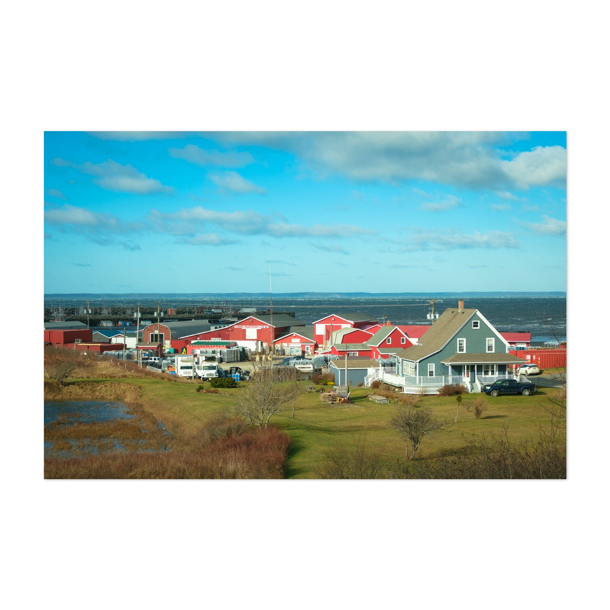 Over Meteghan - Meteghan Nova Scotia Canada Photography Coastal Harbor ...