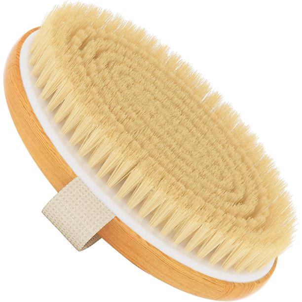 Metene Dry Body Brushes, Natural Bristles, Exfoliating Body Scrubbers ...