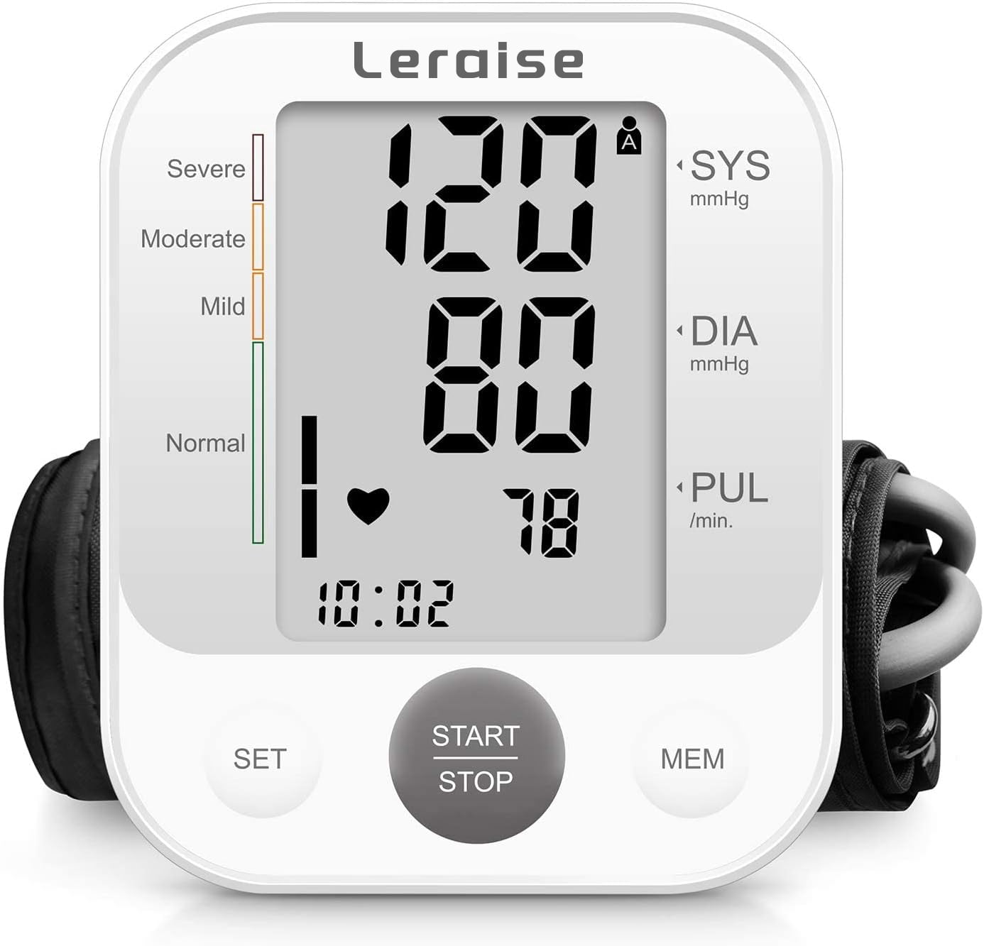 Metene BP Machine, Upper Arm Blood Pressure Monitor with Speaker, 2 ...