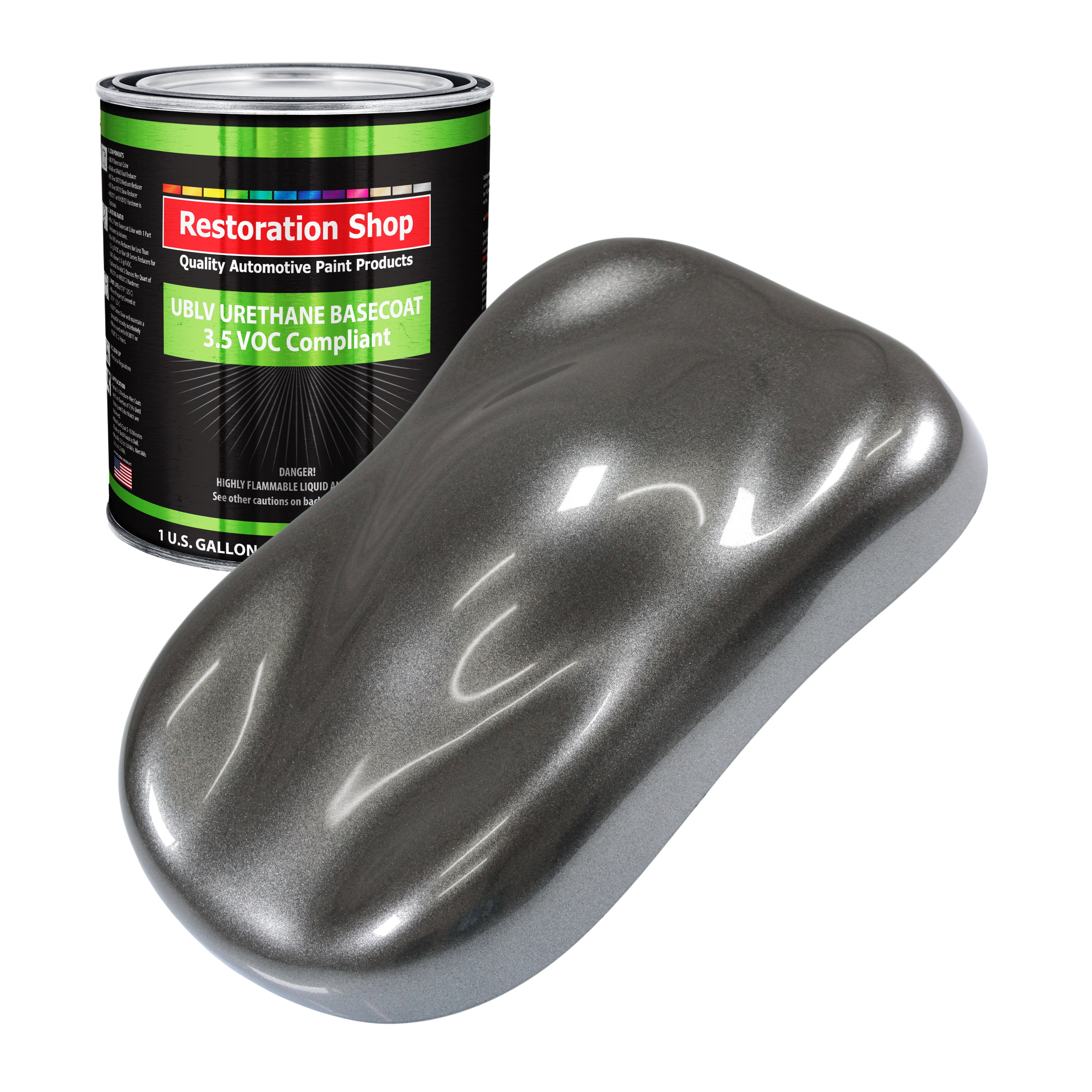 Meteor Gray Metallic 1 Gallon Low VOC URETHANE BASECOAT Car Auto Body ...