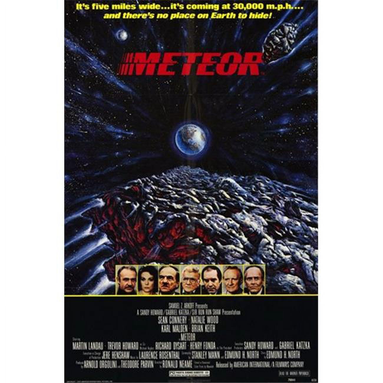 Meteor Movie Poster - 11 x 17 in. - Walmart.com