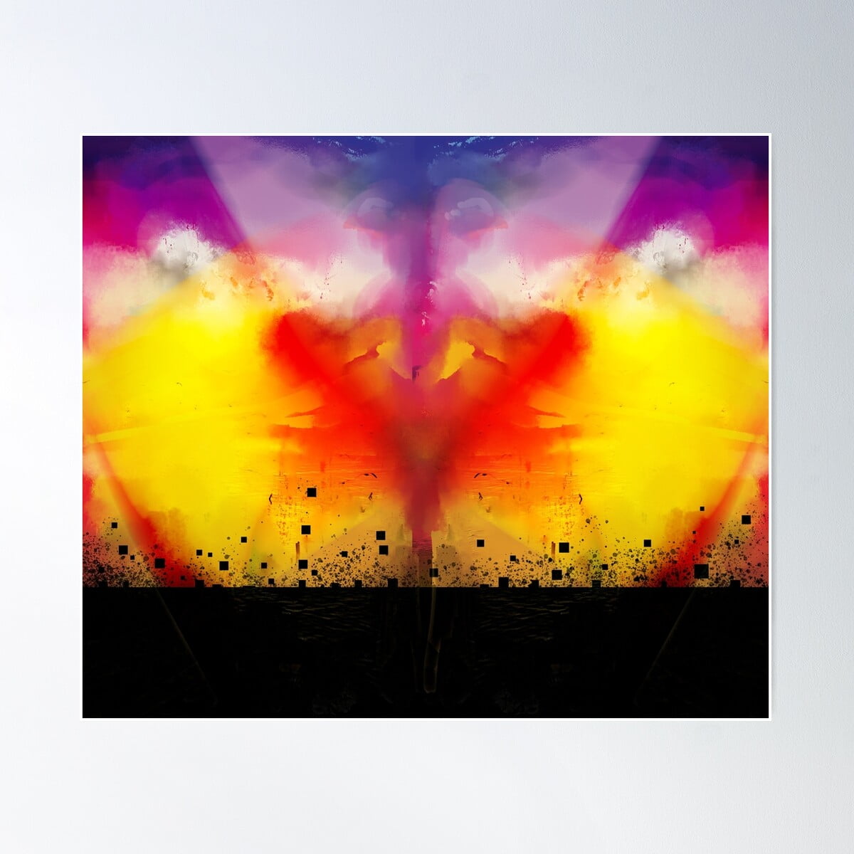 Meteor Poster Wall Art, Modern Wall Decor For Living Room Bedroom ...