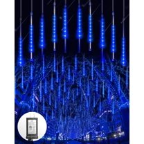 Christmas Lights Outdoor Meteor Shower Rain Lights, 20 Tubes 720 LEDs ...