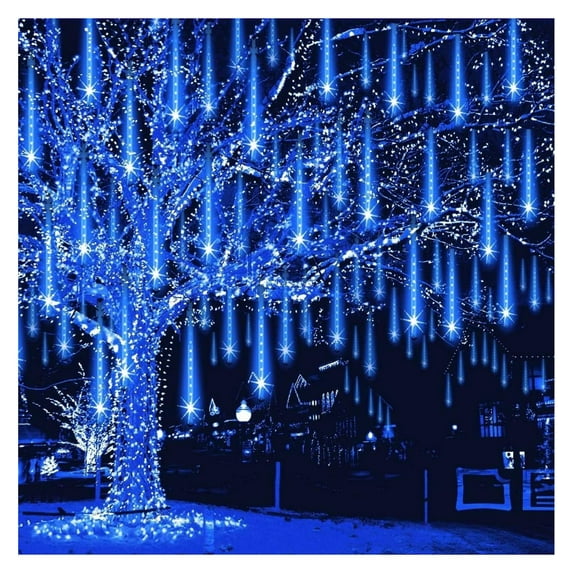 Meteor Shower Lights Outdoor Christmas Lights UL Certified Falling Rain ...