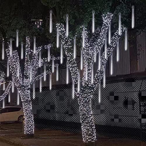 Meteor Shower Rain Light,19 inch 10 Tubes 480 LED String Light for ...